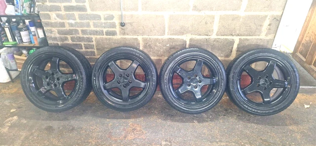 MERCEDES GENUINE W203 W208 W124 R170 W129 W210 Amg 17 Inch Black Alloy ...