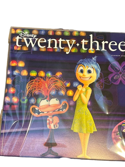 DISNEY TWENTY THREE D23 Summer 2024 Magazine Pixar Inside Out 2 Factory ...