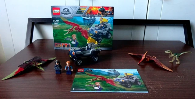 LEGO JURASSIC WORLD 75926-Pteranodon chase- avec boîte + 2 dinos ...