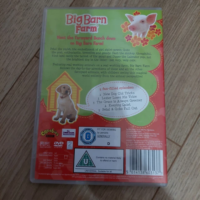 CBEEBIES BIG BARN Farm Dvd's X2 £4.99 - PicClick UK
