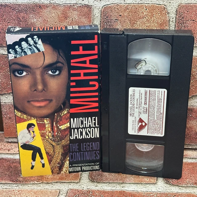 MICHAEL JACKSON THE Legend Continues VHS Used Motown Productions Music ...