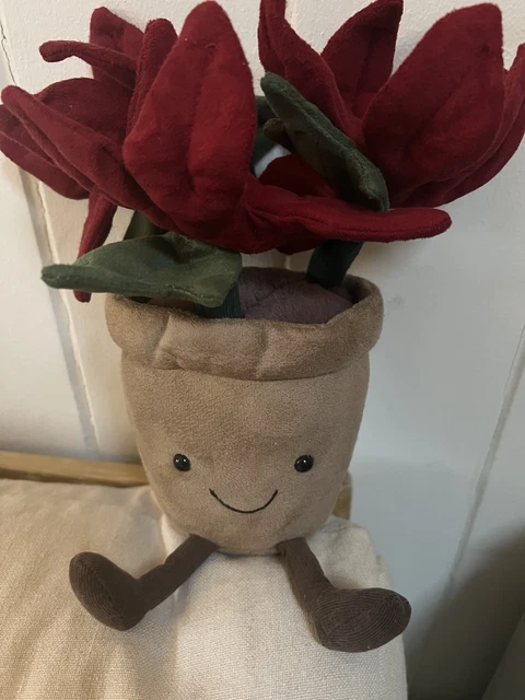 JELLYCAT I AM Amuseable Red Poinsettia £57.92 - PicClick UK