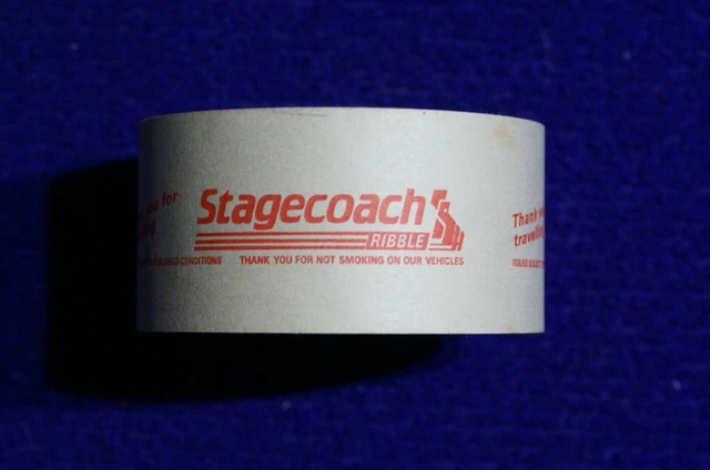 STAGECOACH RIBBLE TICKET Machine Roll Conductor Bus Clippy £20.00 ...