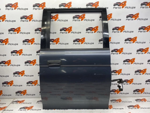 MITSUBISHI L200 K74 Driver side rear bare door Dark Grey Metallic A67 ...