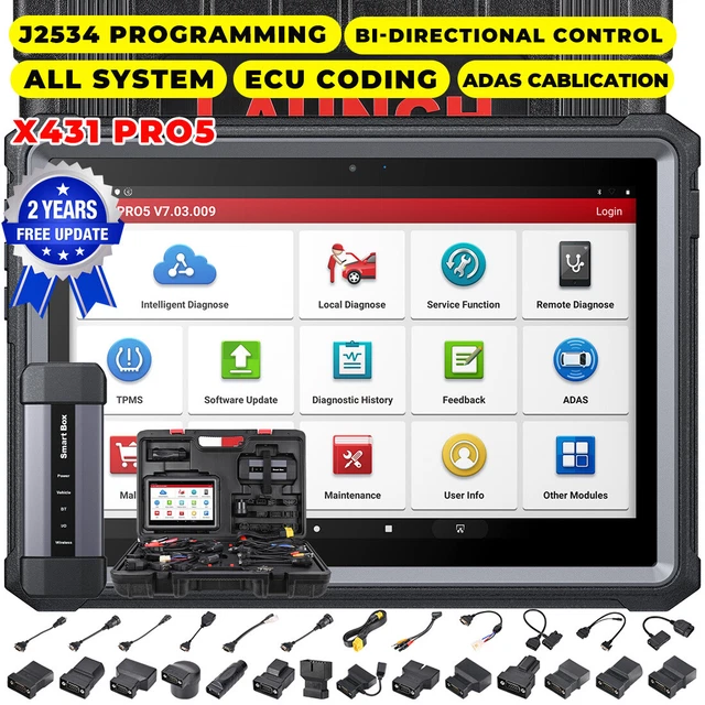 2025 LAUNCH X431 PRO 5 Auto OBD2 Diagnóstico Programación ECU Sistema ...
