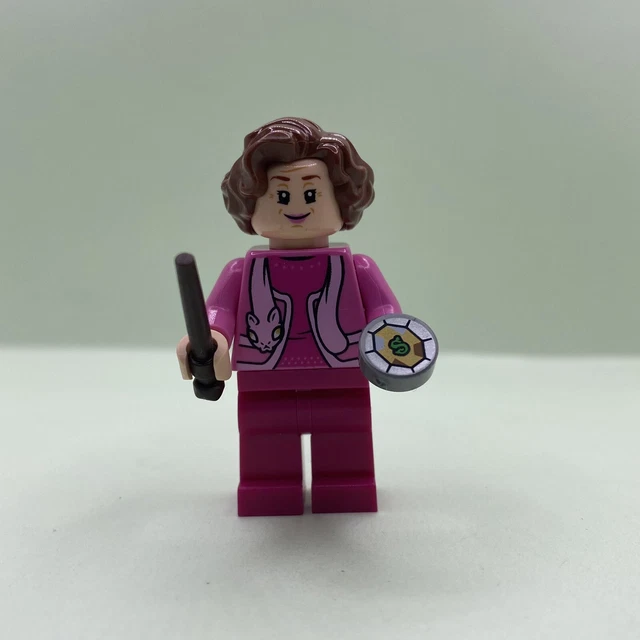 NEW LEGO PROFESSOR Dolores Umbridge minifigure hp356 c/w wand ...