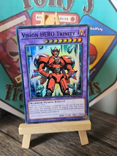 SHVA-EN036 VISION HERO Trinity | 1st Edition | Super Rare Card YuGiOh ...