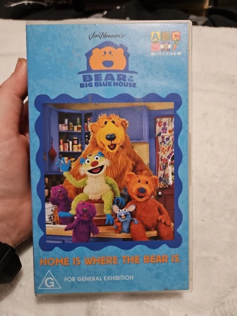 BEAR IN THE Big Blue House HOME IS WHERE THE BEAR IS - VHS PAL Video ...