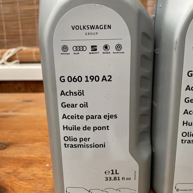 GENUINE VAG GROUP Gearbox Oil G060190A2 £45.00 - PicClick UK