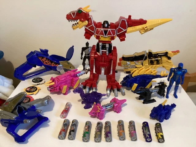 POWER RANGERS DINO Charge Bundle - Megazord, morpher, sword,10 Energem ...