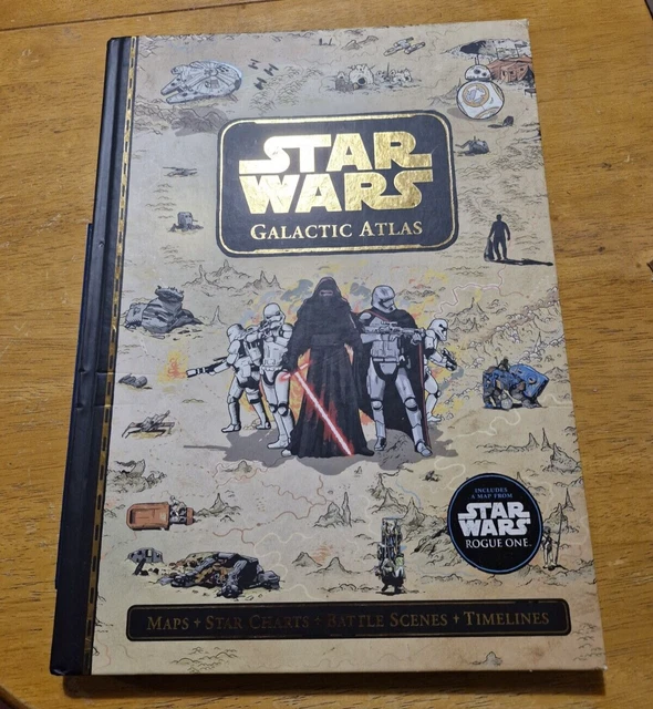 STAR WARS GALACTIC Atlas: Maps, Star Charts, Battle Scenes, Timelines £ ...