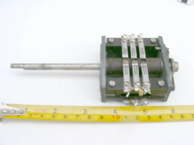 ROTARY SWITCH 3 POSITION WAVE CHANGE MARCONI PLESSEY Ww2 MILITARY RX ...