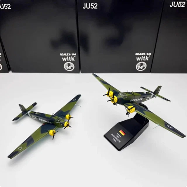 1/144 GERMAN JUNKERS JU52 Diecast Model Aircraft EUR 75,59 - PicClick FR