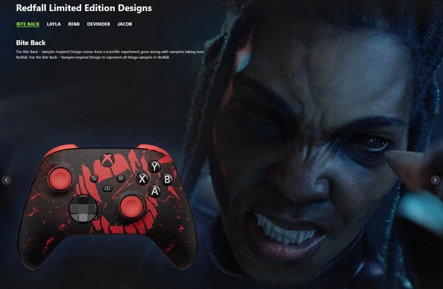 LIMITIERTER REDFALL (BITE Back) Xbox Controller, ungeöffnet, still ...