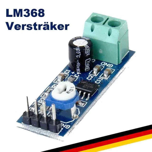 LM386 AMPLIFIER | Microphone Speaker Arduino Sound Sensor Amplifier ...