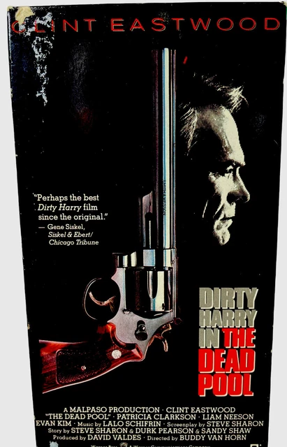 THE DEAD POOL 1990 VHS Clint Eastwood Patricia Clarkson Liam Neeson £6. ...