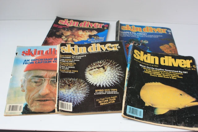 VINTAGE AUSTRALIAN DIVING Magazine : Skin diver 1977 1983 1985 1978 I42 ...