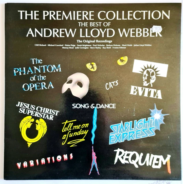 LP 🎼 THE PREMIERE COLLECTION - The Best Of ANDREW LLOYD WEBBER Vinyl Album 1988 $34.39 - PicClick AU