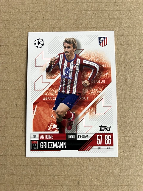 MATCH ATTAX 2024/25 Champions League Antoine Griezmann Base Card #117 ...
