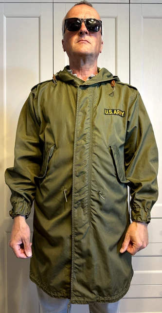 M-1951 M-51 SMALL Poplin (3rd Pattern) US Army Mod Fishtail Parka M ...