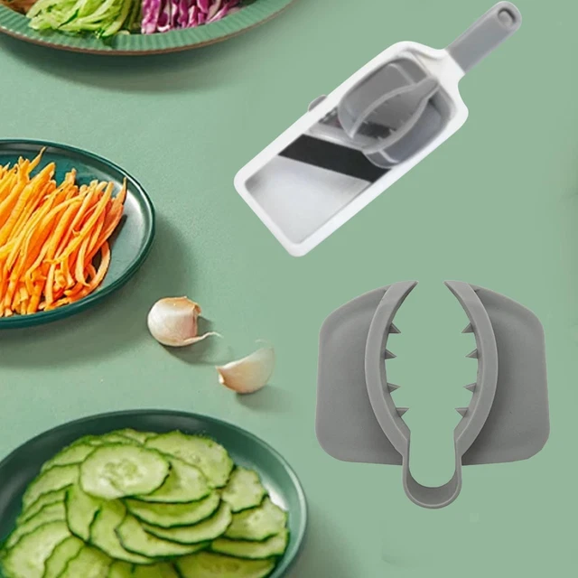 FOOD SLICERS CUTTER Finger Guard Food Holder Vegetable Slicers Hand ...