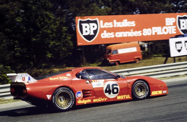 PIERRE DIEUDONNE JEAN-PAUL Ferrari 512 BB LM Le Mans 1981 Racing Old ...
