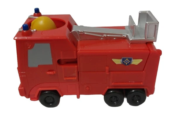 FIREMAN SAM JUPITER Transformer Transforming Fire Engine Toy Action ...