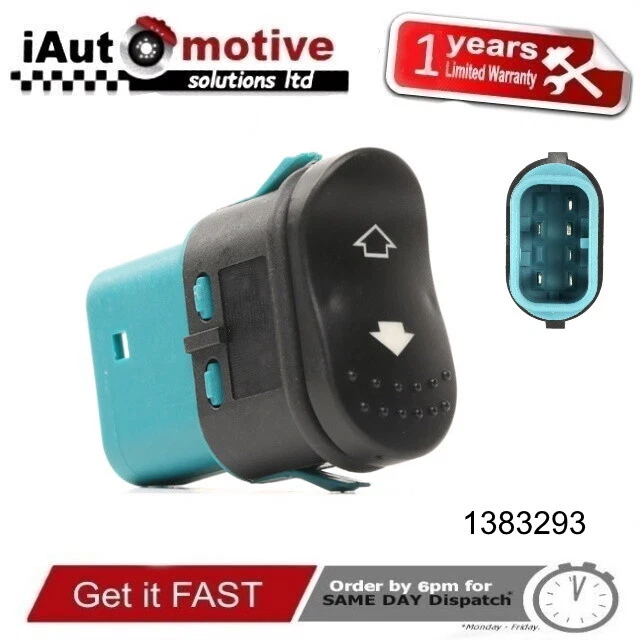 FORD TRANSIT ELECTRIC Window Switch Single Door Mk7 1383293 £6.99 ...