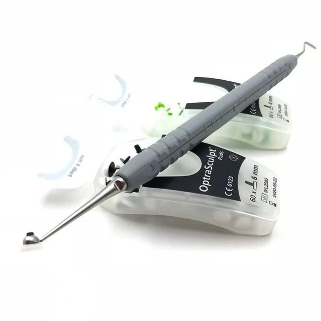 Dental Veneer Tools Dental Composite Resin Foam Pad Handle & Spatula ...