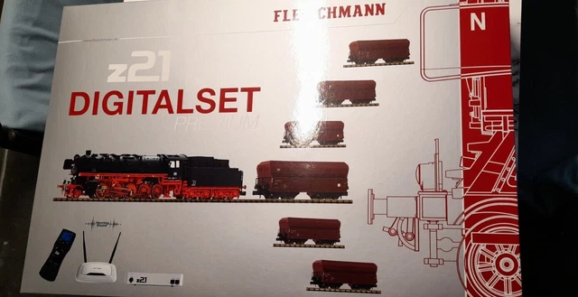 FLEISCHMANN 931898 PREMIUM Z21 Digitalset, BR 044 mit Sound + 6 Wagen ...