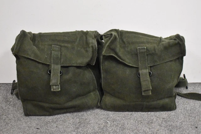 BRITISH ARMY 58 Pattern Webbing Kidney Pouch Set – Military Surplus £12 ...