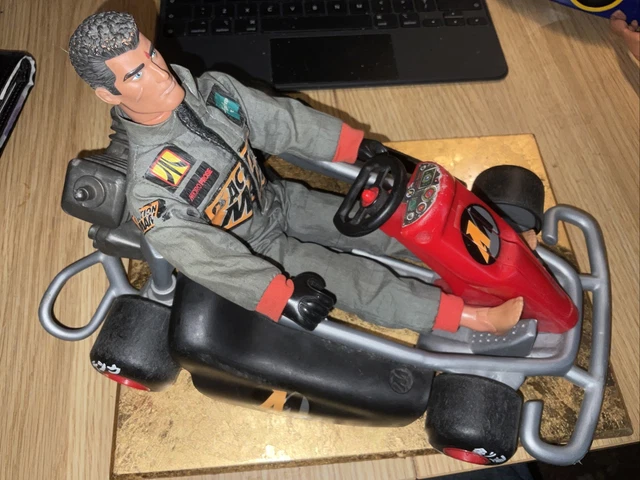 HASBRO 2000 ACTION Man Super Speeder Go Kart With Driver Figure £9.00 ...