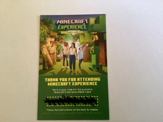 MINECRAFT EXPERIENCE CAPE Exclusive Code - London/Dallas 2025 - Bedrock ...