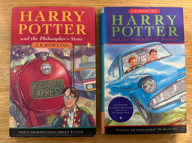 HARRY POTTER THE Philosopher's Stone 1st First Edition + Chamber ...