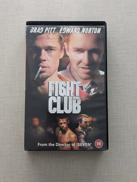 VHS FIGHT CLUB Big Box Ex Rental 90s action thriller £8.99 - PicClick UK