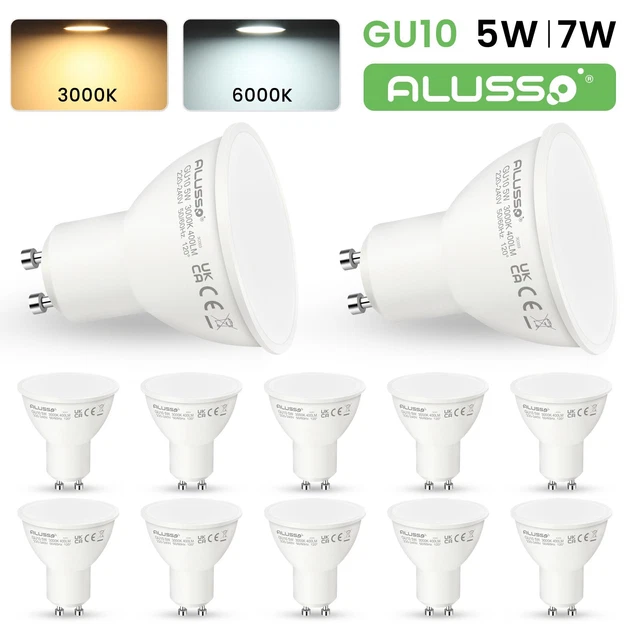 10x 80x Led Leuchtmittel Gu10 5w 7w Lampe Leuchte Spot Gu10 230v Birne