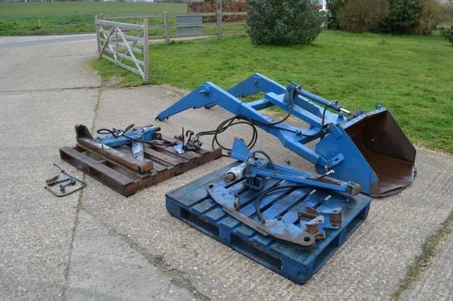 HORNDRAULIC LOADER FOR Fordson Dexta Tractor Major Bucket Super Muck ...