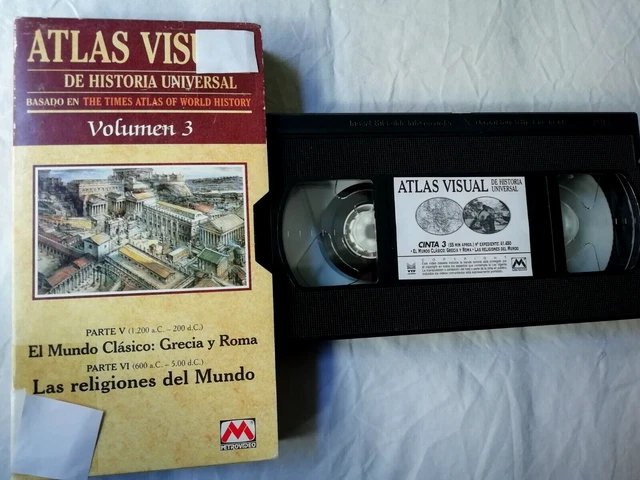 ATLAS VISUAL DELLA Storia UNIVELSAL-VOL3 Vhs-El Mondo Classico Grecia Y ...