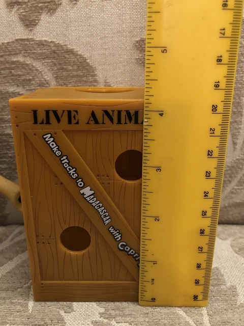 VERY RARE 2005 Capri Sun MADAGASCAR ALEX LION IN CRATE Bendy Beasts ...