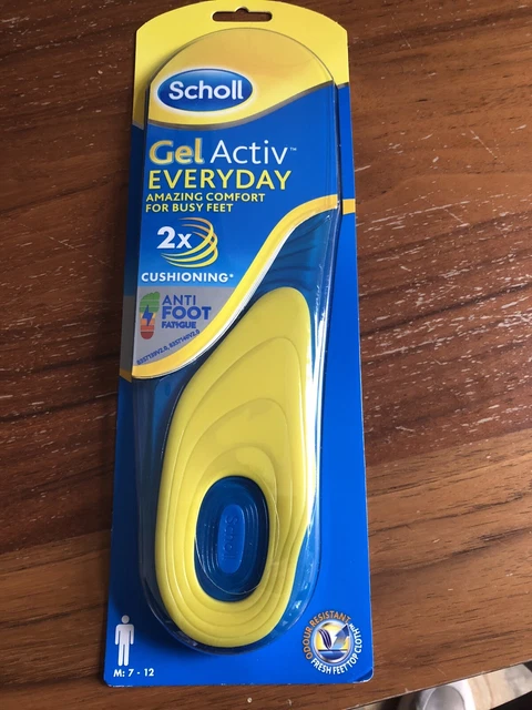 SCHOLL GEL ACTIVE Work Insoles for Men 7 - 12 Size £9.99 - PicClick UK