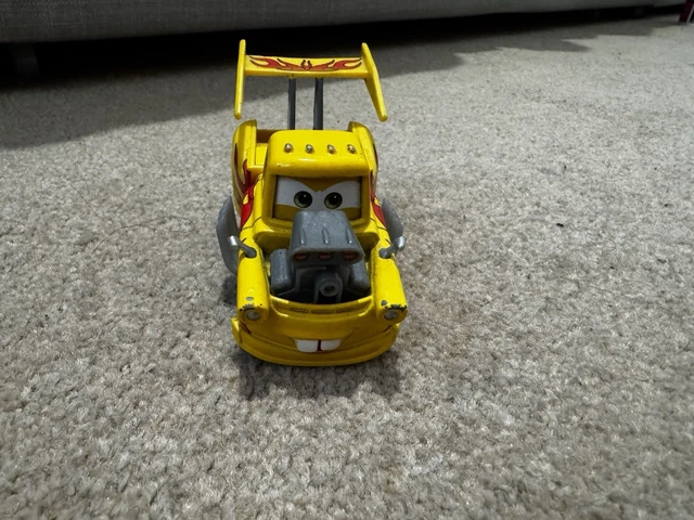 DISNEY CARS DIECAST Funny Hotrod Dragster Mater 1:55 £11.12 - PicClick UK