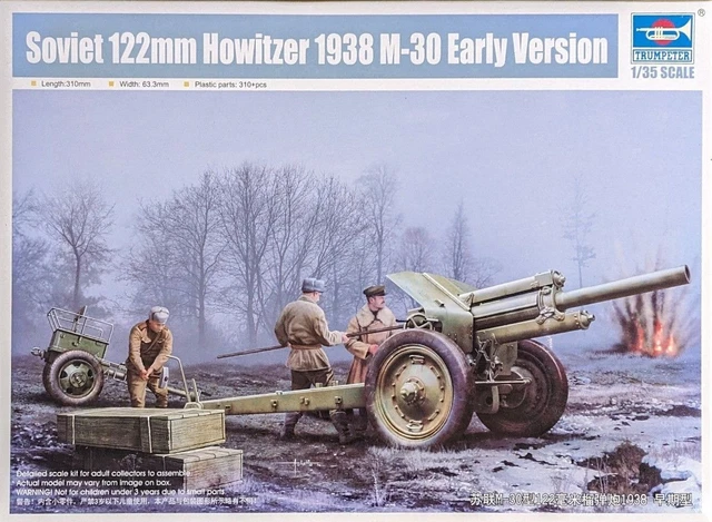 1/35 TRUMPETER M-30 122mm Howitzer Early Ion Soviet Army EUR 112,29 ...