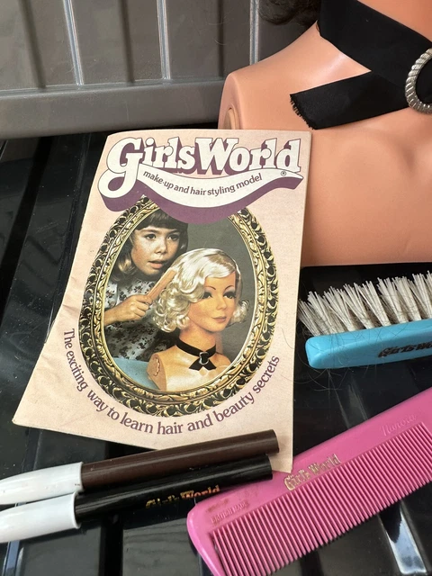 VINTAGE 1970S PALITOY Girl’s World Make Up & Head (Original Box Nearly ...