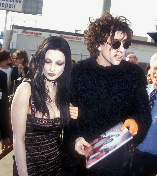 LISA MARIE AND Tim Burton during Tim Burton's "The Nightmare Bef .. Old ...