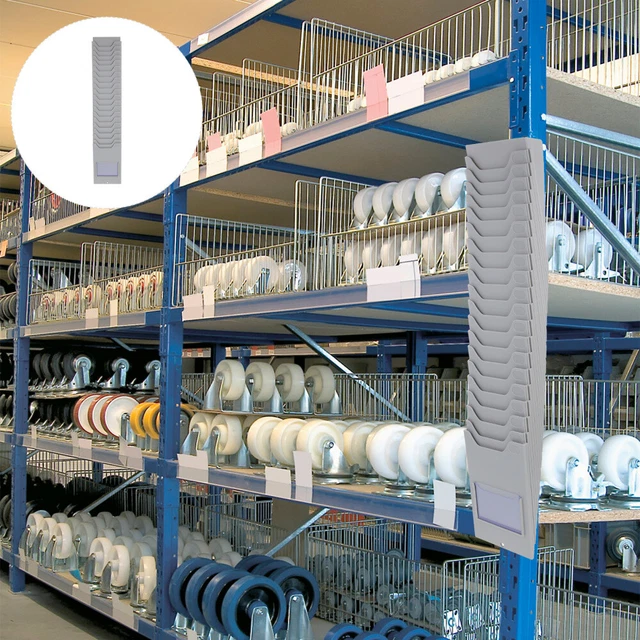 PLASTIC TIMECARD HOLDER Pyramid Time Badge Rack Cards Wall Hanger £46. ...