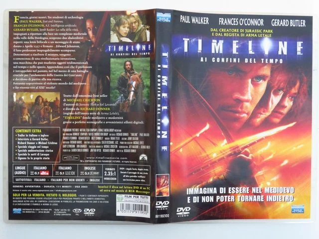 TIMELINE - AI confini del tempo - DVD Film Avventura 2003 con Gerard ...
