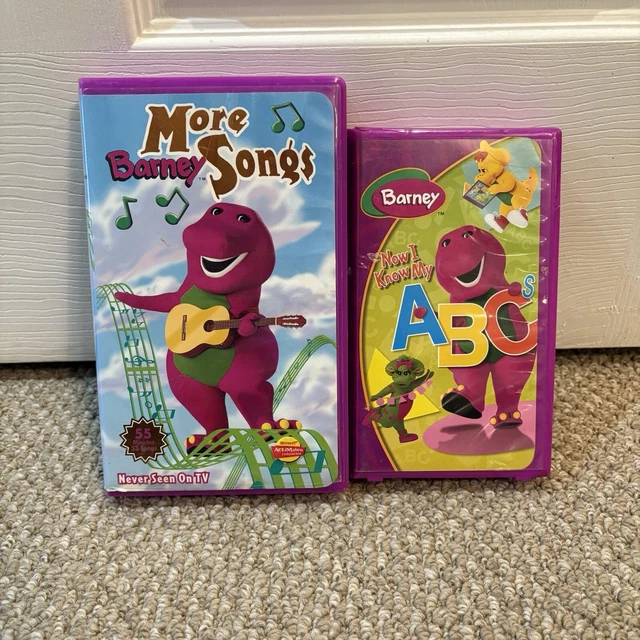 BARNEY VHS LOT 2 More Barney Songs, Now I Know My ABC’s £27.88 ...