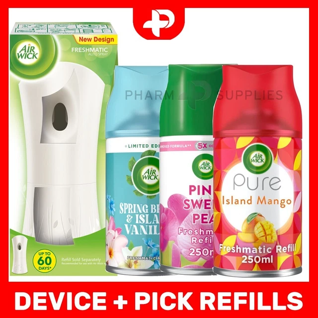 AIR WICK FRESHMATIC Airwick Auto Spray Air Freshener Machine + 2 ...