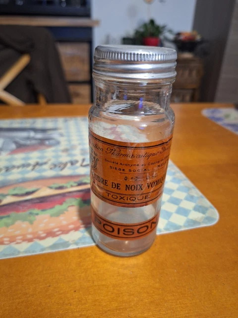 ANCIEN FLACON POUDRE De Noix Vomique EUR 24,00 - PicClick FR