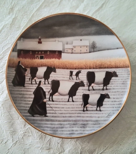 VINTAGE FRANKLIN MINT Heirloom "Holy Cow" Limited Edition Plate ...